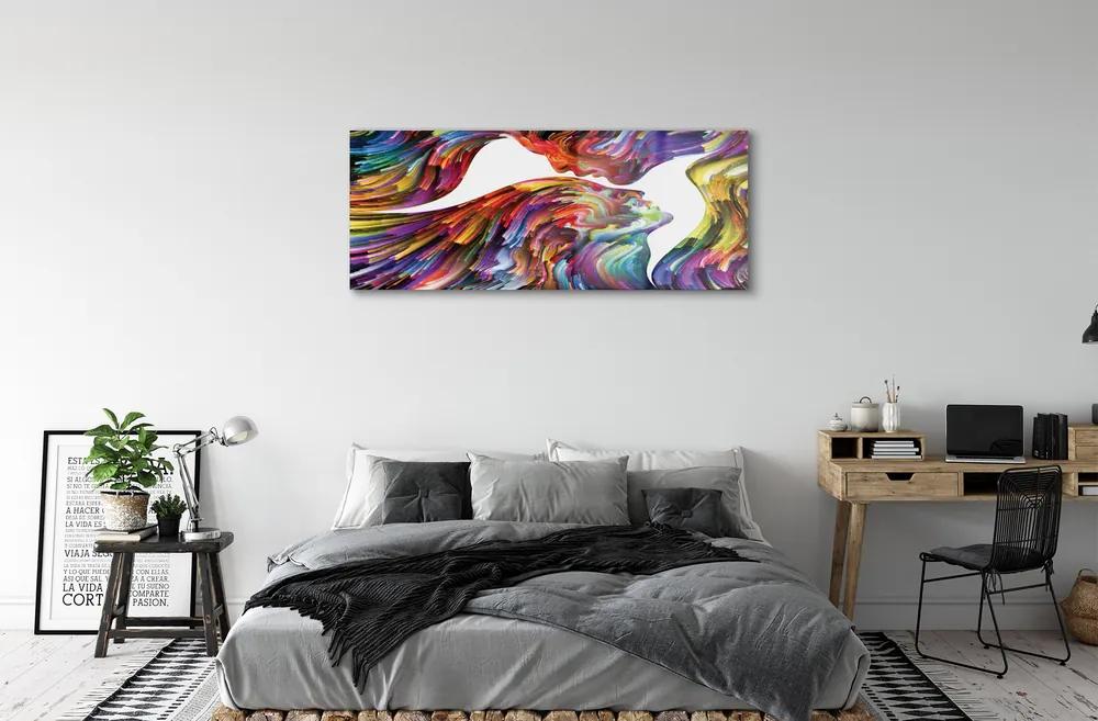 akrylový obraz obrazové plochy barva 120x60 cm