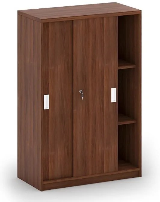 Skříň zasouvací MIRELLI, 800 x 400 x 1200 mm, ořech