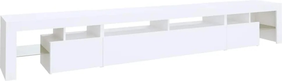 TV skříňka s LED osvětlením bílá 260x36,5x40 cm 3152778