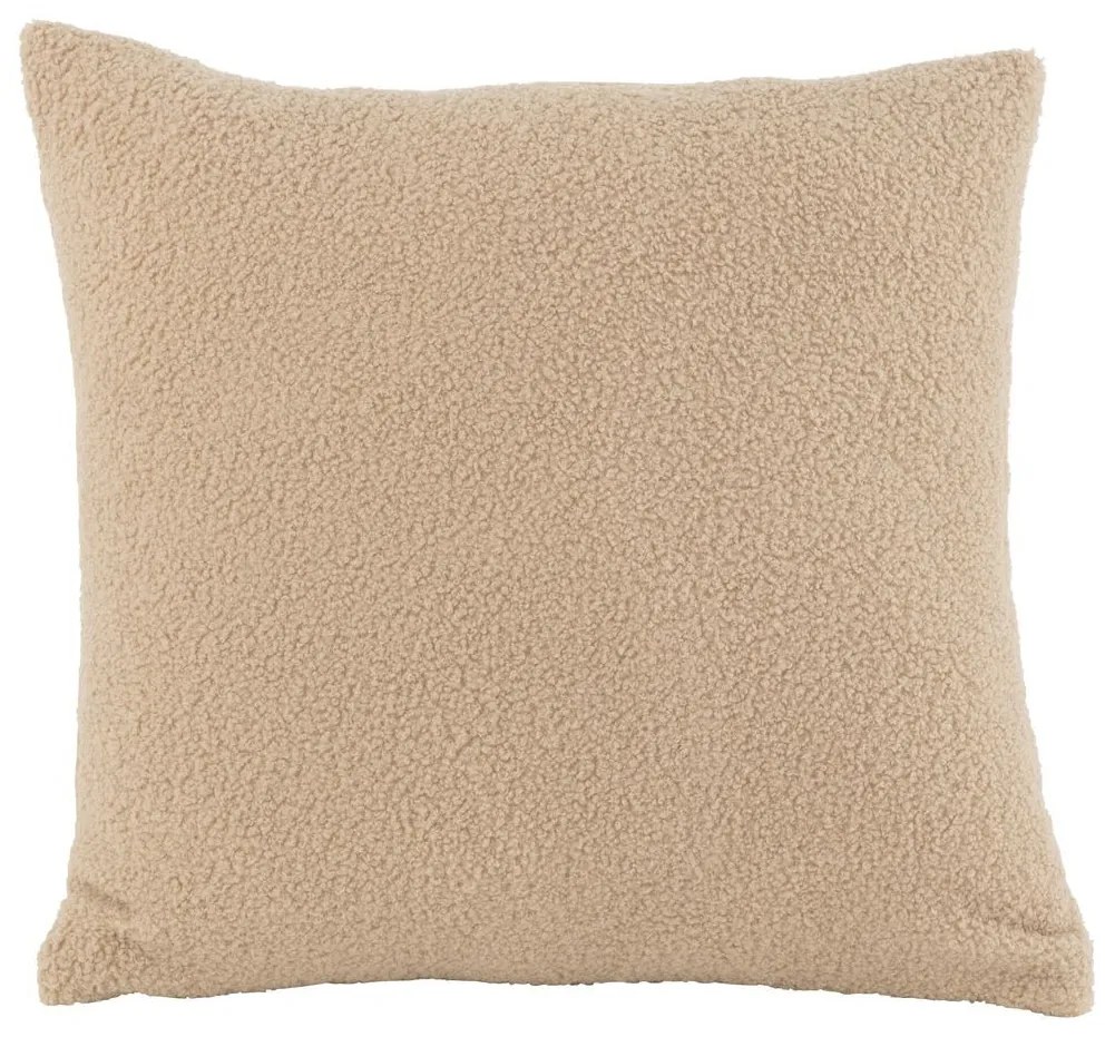 Béžový polštář Teddy Bouclé Beige - 45*45 cm