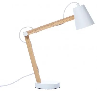 Play stolní lampa, bílá/jasan Frandsen lighting 57024
