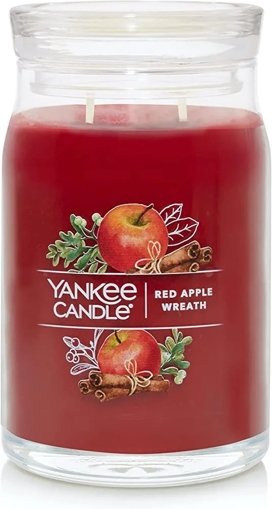 Yankee Candle Signature svíčka velká Red Apple Wreath, 567g