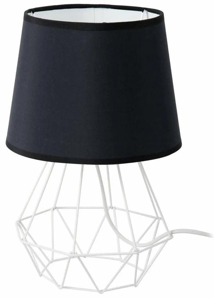 Stolní lampa Diamen 2v1 - černá/bílá