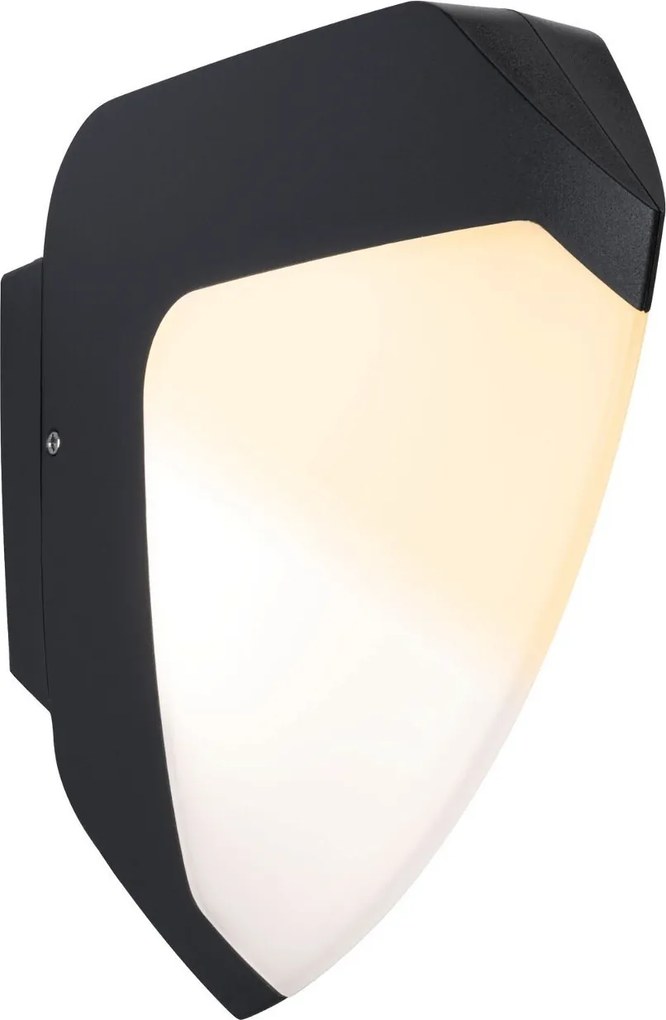 P 94516 LED venkovní nástěnné svítidlo Smart Home Zigbee Ikosea neláká hmyz IP44 50x203mm CCT 4,4W 230V antracit umělá hmota - PAULMANN
