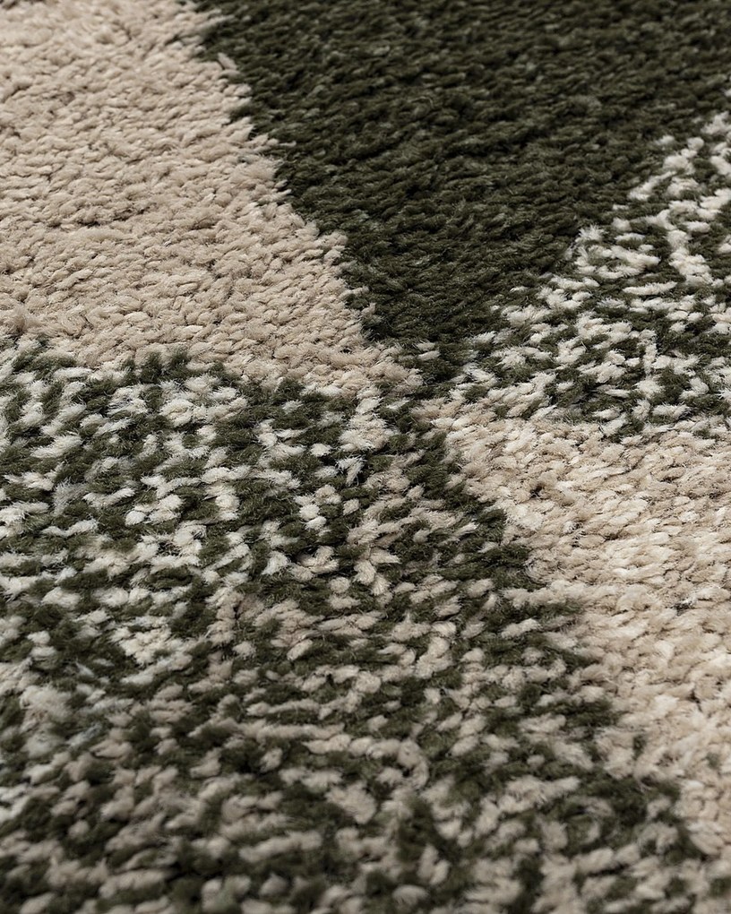 Koberec Royal beige/jungle green 120x170 cm