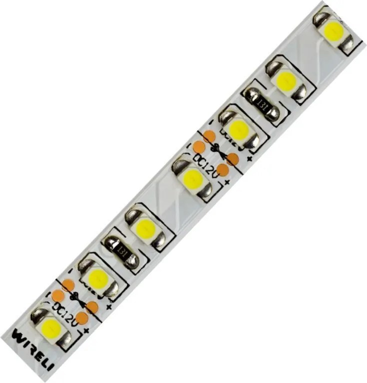 LED pásek 3528 120 WIRELI SW 960lm 9,6W 0,8A (extra studená)