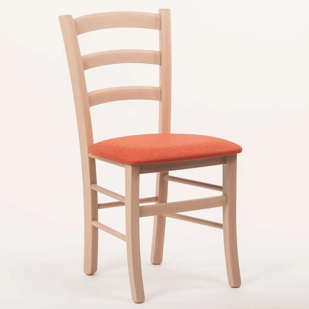 Stima Židle PAYSANE s čalouněným sedákem dub sonoma LUX terracotta 10