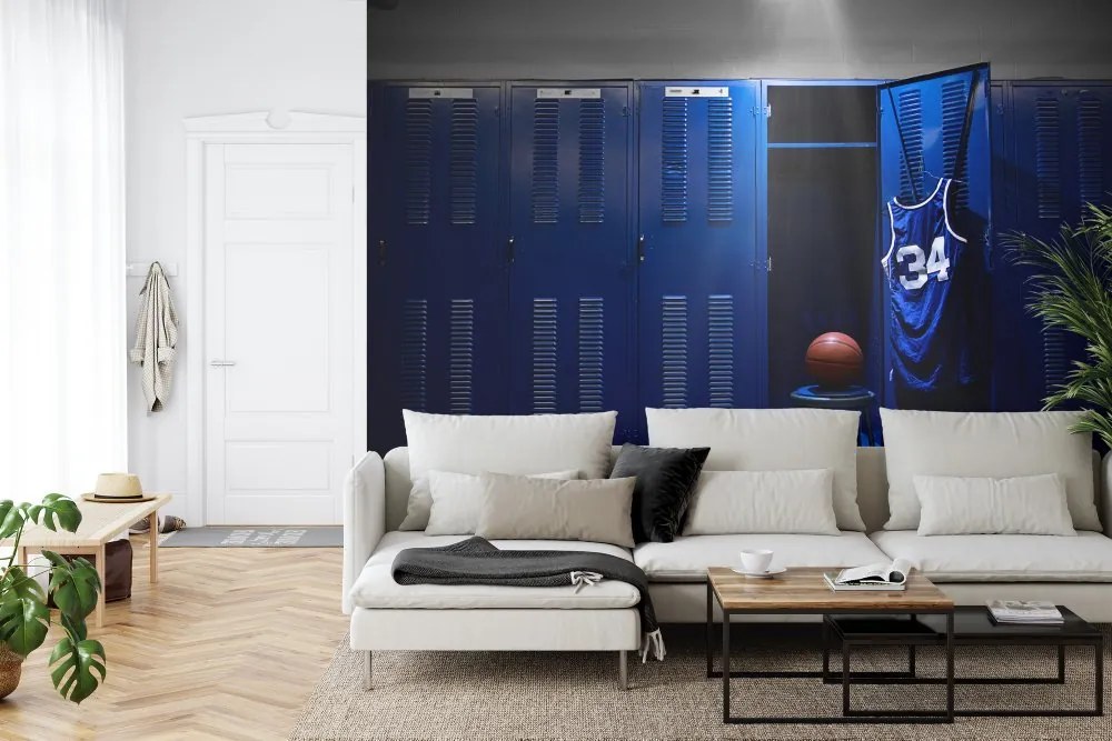 Fototapeta Šatna Basketbalového Týmu Strukturální vinyl 405x270