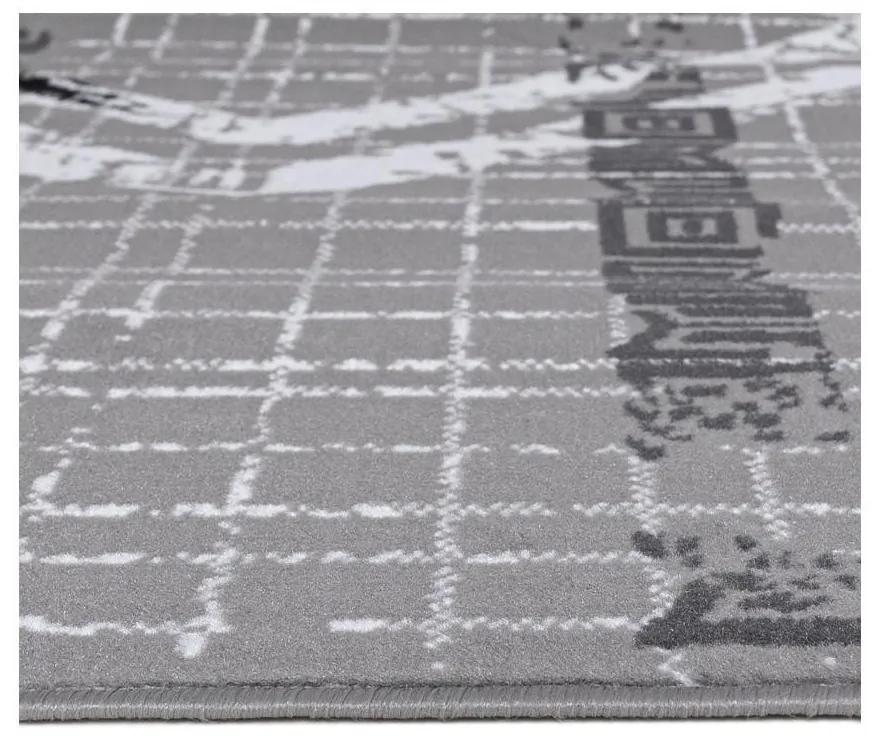 Kusový koberec PP Agios šedý 140x200cm
