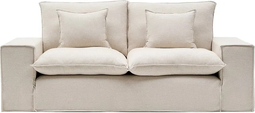 Béžová lněná pohovka 240 cm Anarela – Kave Home