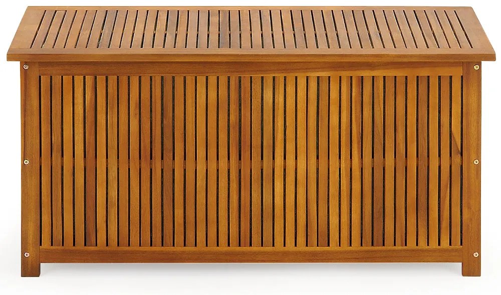 Dřevěný úložný box ACACIA, 117x50x59cm, přírodní hnědá Jurhan