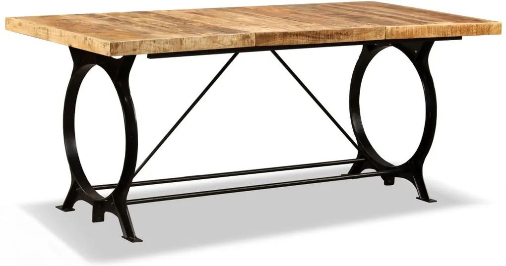 Jídelní stůl z hrubého masivního mangovníkového dřeva | 180 cm