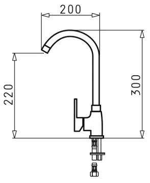 Pyramis 90913801 - Dřezová baterie BELLO chrom