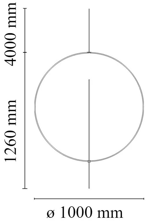 Flos Overlap Suspension 2, designové závěsné svítidlo, 2x105W E27, výška 126cm
