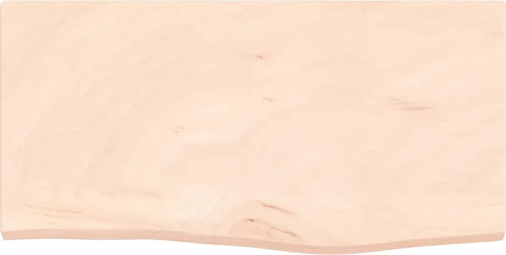 Koupelnová deska 60 x 30 x 2 cm neošetřené masivní dřevo 3156005