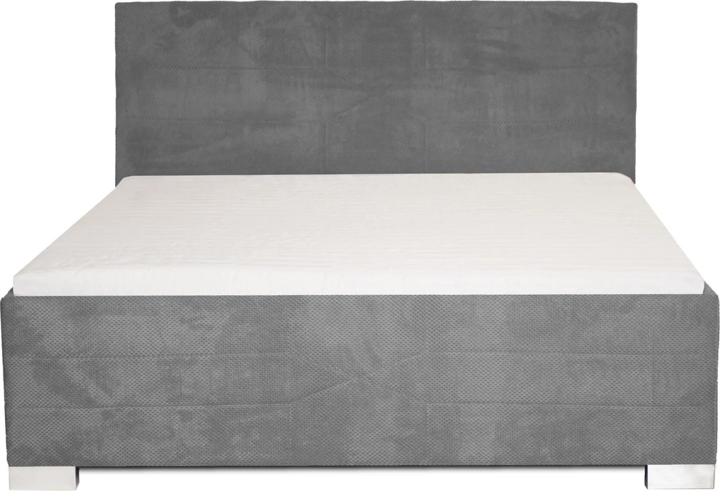 Postel KATI 120x200 cm Cappuccino Bez matrace