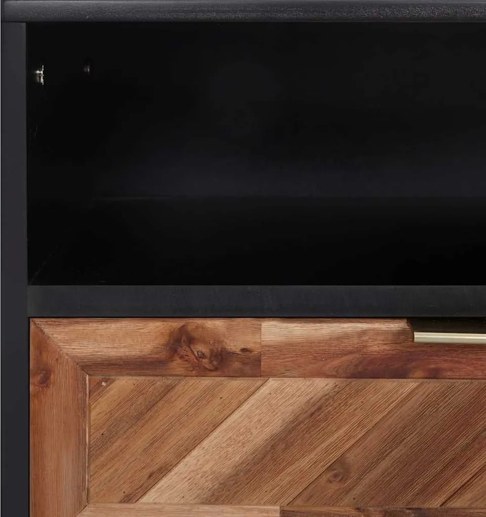 TV stolek 100 x 35 x 45 cm masivní akáciové dřevo a MDF 289903
