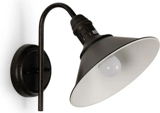 Brilagi - Nástěnná lampa FORGE 1xE27/60W/230V černá
