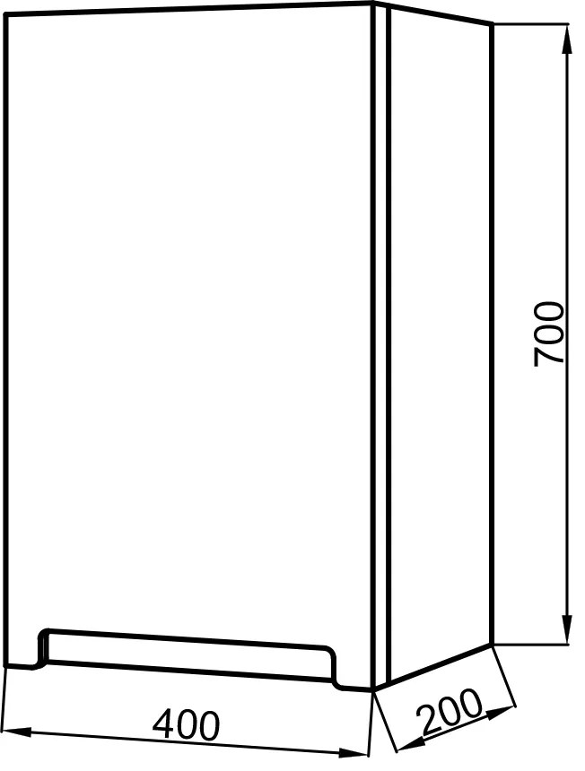 Lavedo Eliba 40 závěsná skříňka do koupelny