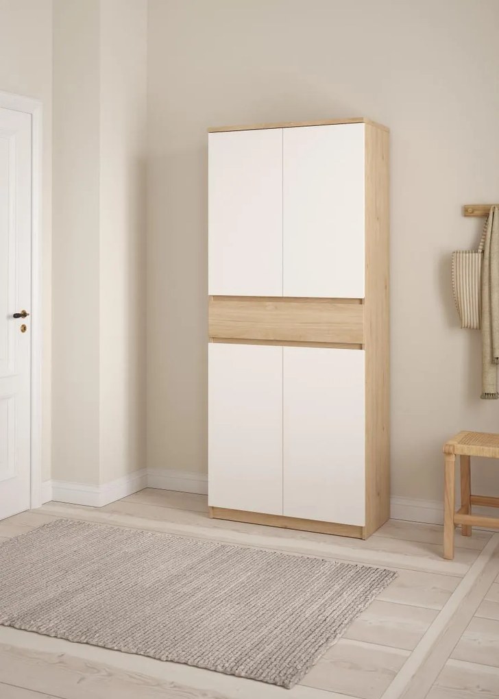 FALCO Botník Simplicity 210 jackson hickory/bílá