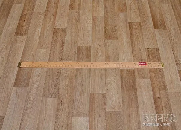 Breno PVC PRESTO PLUS Camargue 543 – světlé dřevo, šíře 300 cm