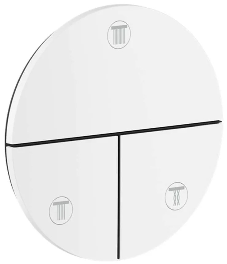 Axor ShowerSelect ID - Ventil pod omítku pro 3 spotřebiče, matná bílá 36779700