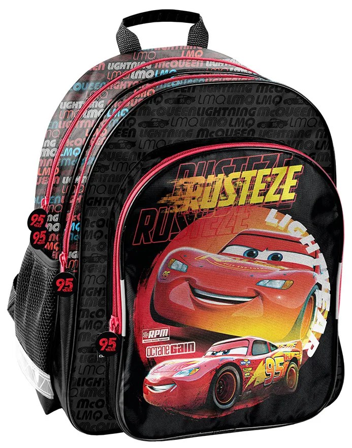 Paso Školní batoh tříkomorový Cars
