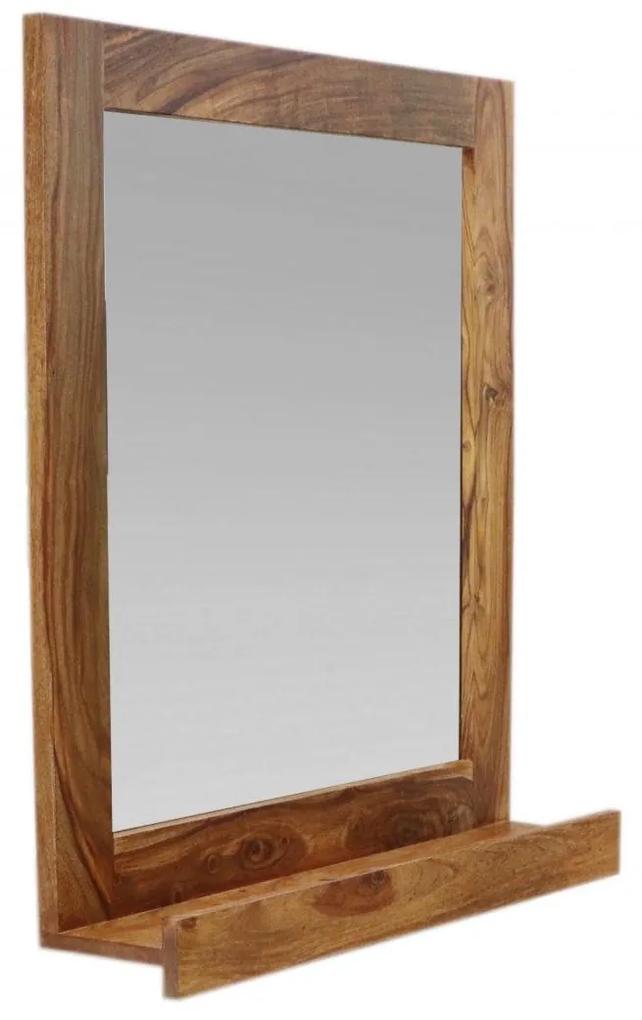 Zrcadlo Amba 70x80 z indického masivu palisandr