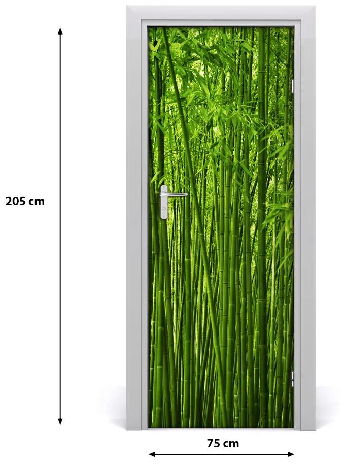 Fototapeta na dveře Bambusový les 75x205 cm