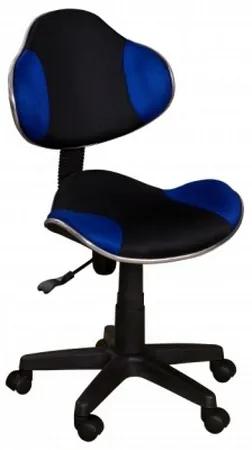 Židle kancelářská Q-G2 černo-modrá