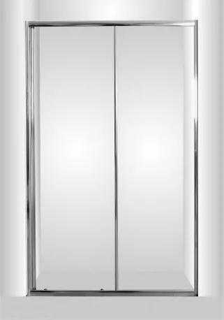HOPA - Sprchové dveře do niky SMART - SELVA - 120 cm, 190 cm, Univerzální, Hliník chrom, Čiré bezpečnostní sklo - 4 / 6 mm OLBSEL12CCBV
