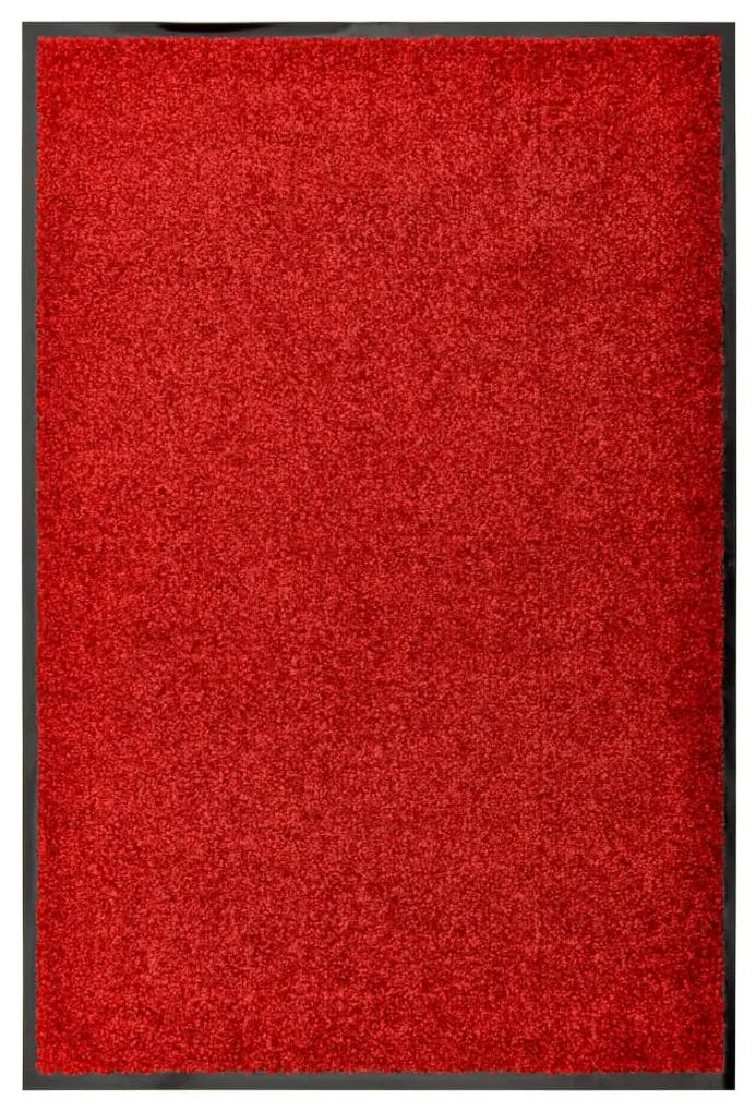 Rohožka pratelná červená 60 x 90 cm - Default Title