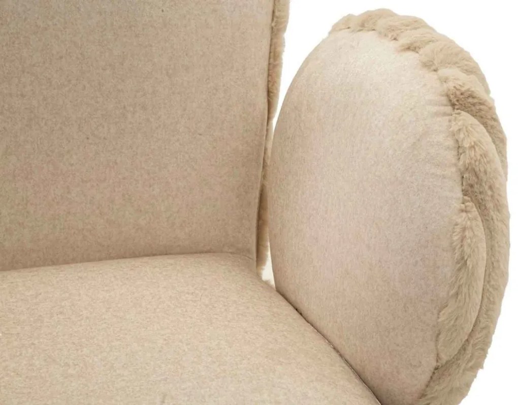 Designová jídelní židle Dargiana krémová