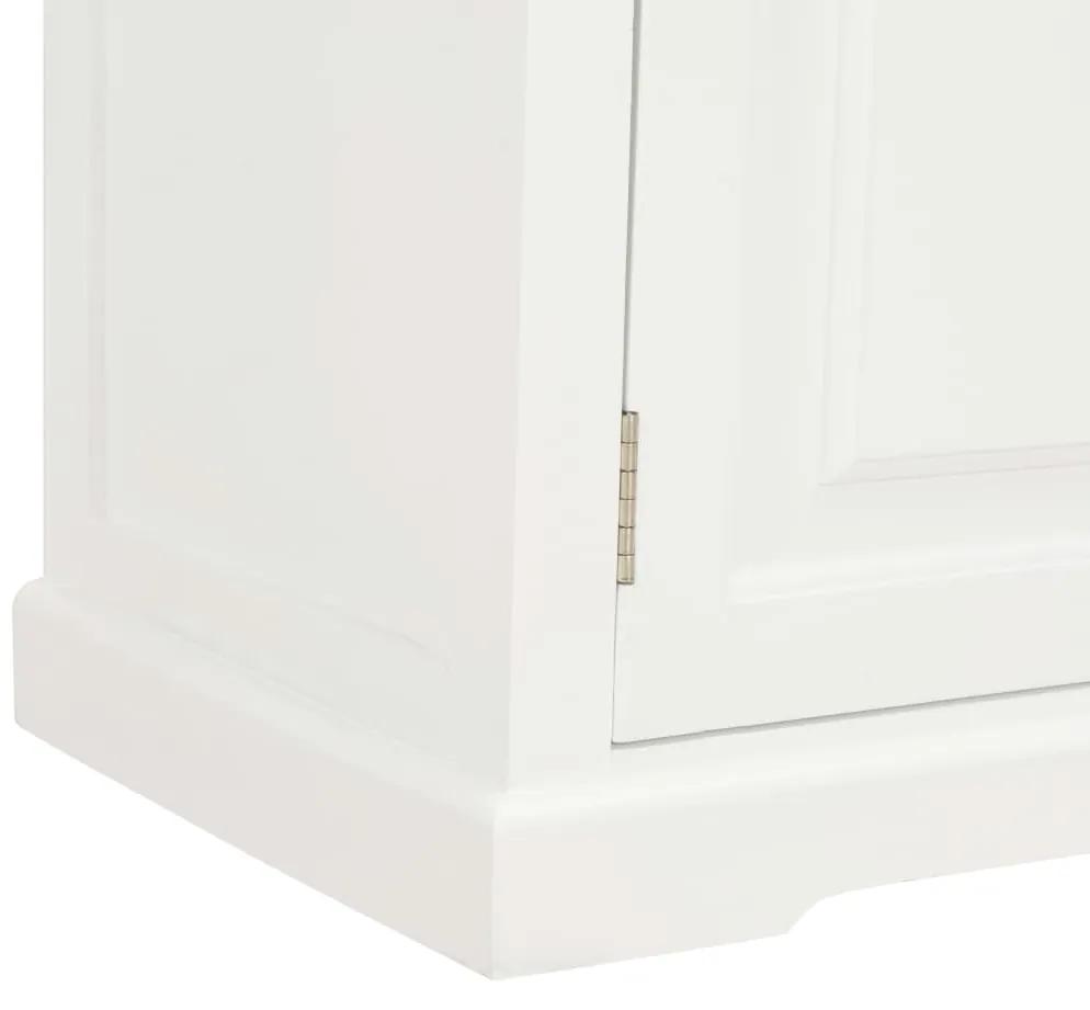 vidaXL TV stolek bílý 90 x 30 x 40 cm dřevo