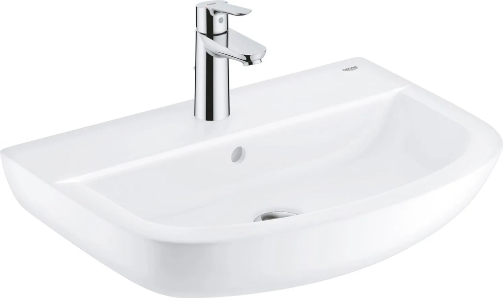GROHE Umyvadlo BAU CERAMIC 55 cm+páková umyvadlová baterie START EDGE (39471000)