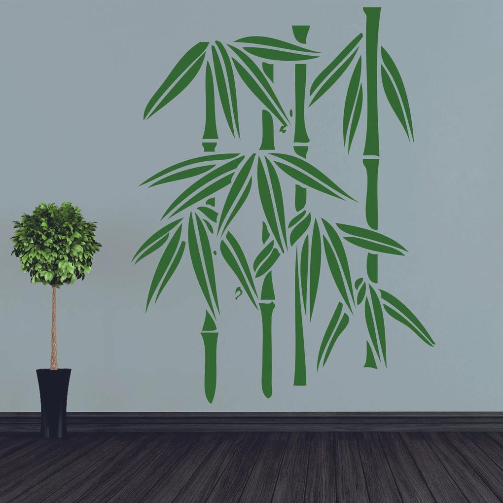 Samolepka na zeď - Bambus (46x60 cm) - PopyDesign