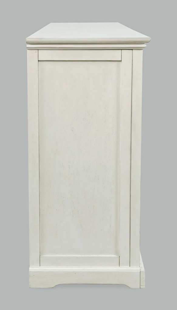 Komoda Avola 165 cm z masivu bílá