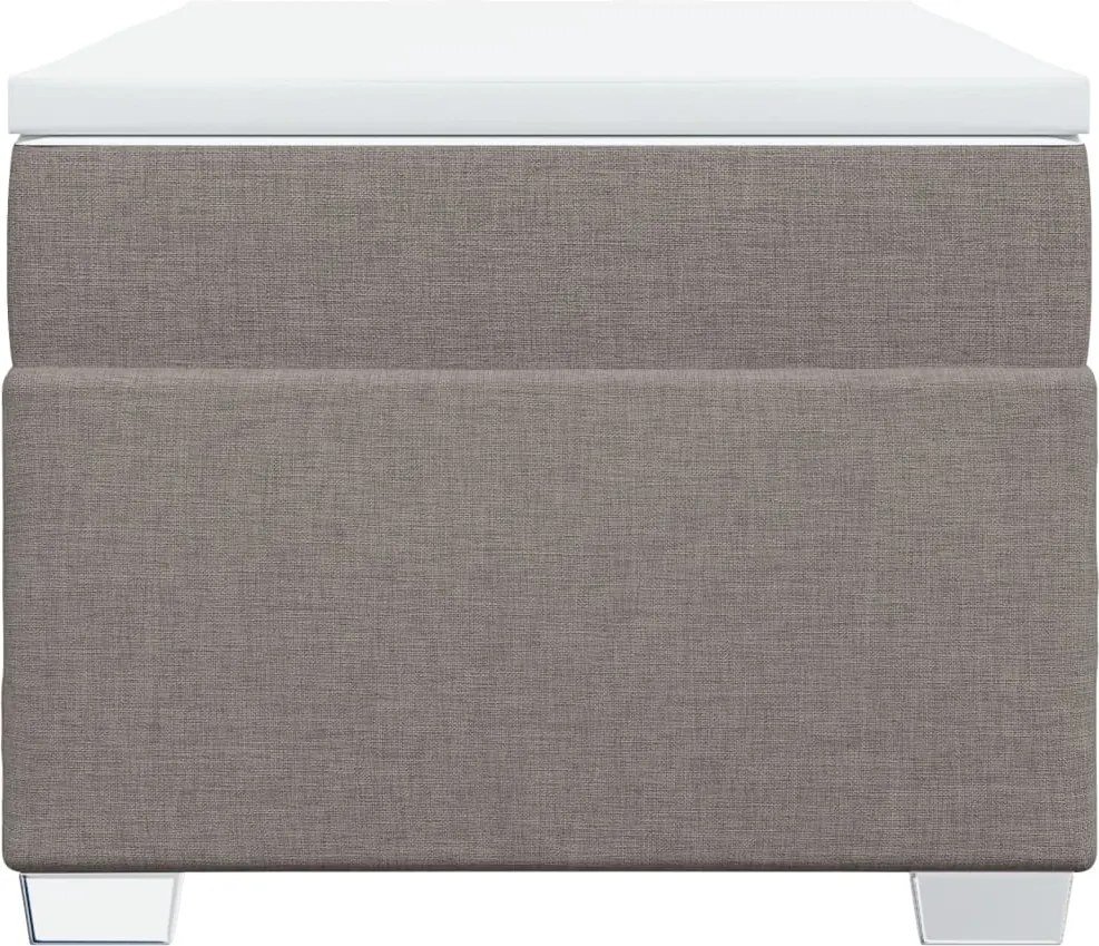 Box spring postel s matrací taupe 90x200 cm textil 3285106