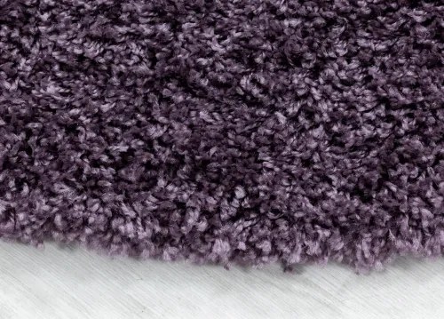 Koberce Breno Kusový koberec SYDNEY kruh 3000 Violet, Fialová, 120 x 120 cm