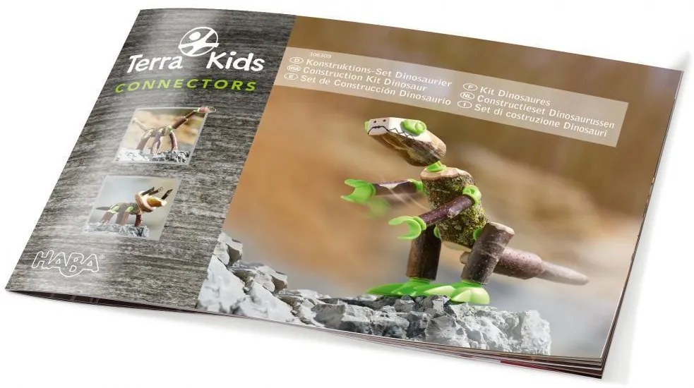 Haba Terra Kids Konstrukční sada Dinosauři 53 ks