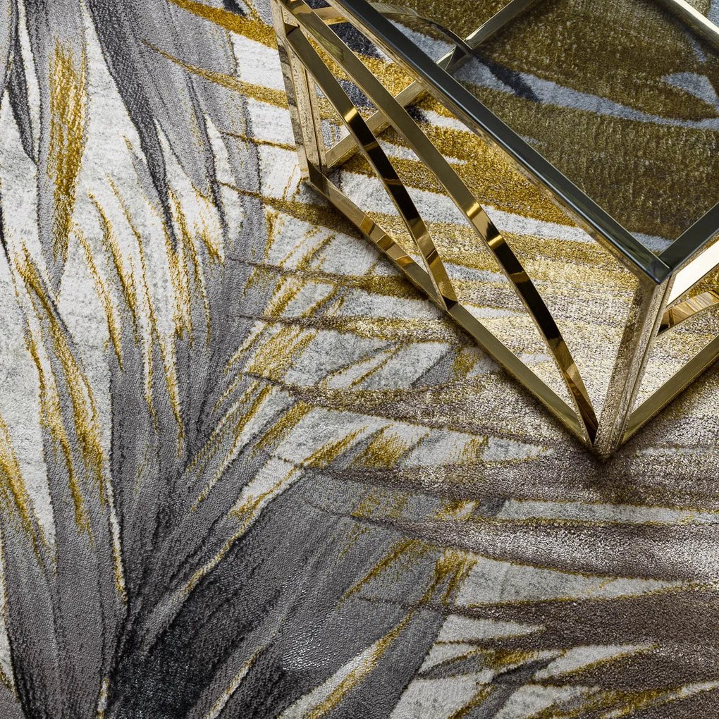 Dywany Łuszczów, Kusový koberec Bliss Z217AZ276 gold/grey, 160x220, šedá, kancelář