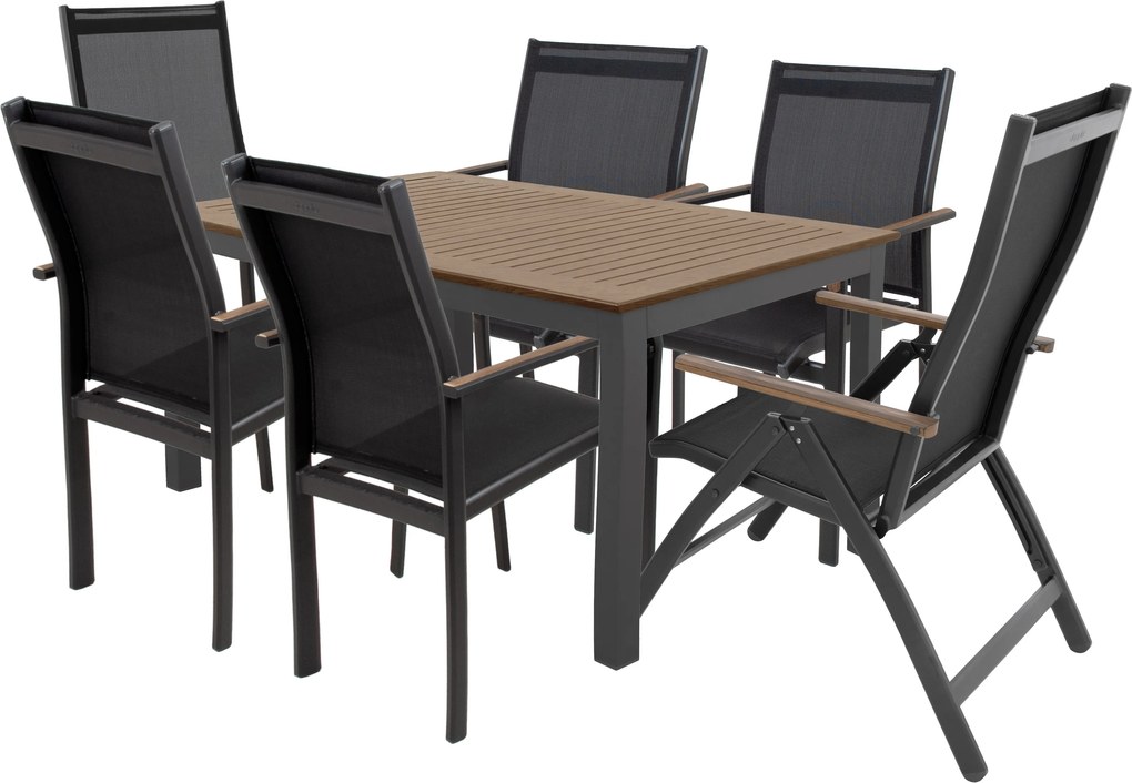 Doppler EXPERT WOOD Plus zahradní sedací souprava 4+2+1