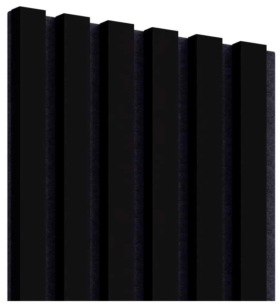 Akustický panel na plsti - matně černý