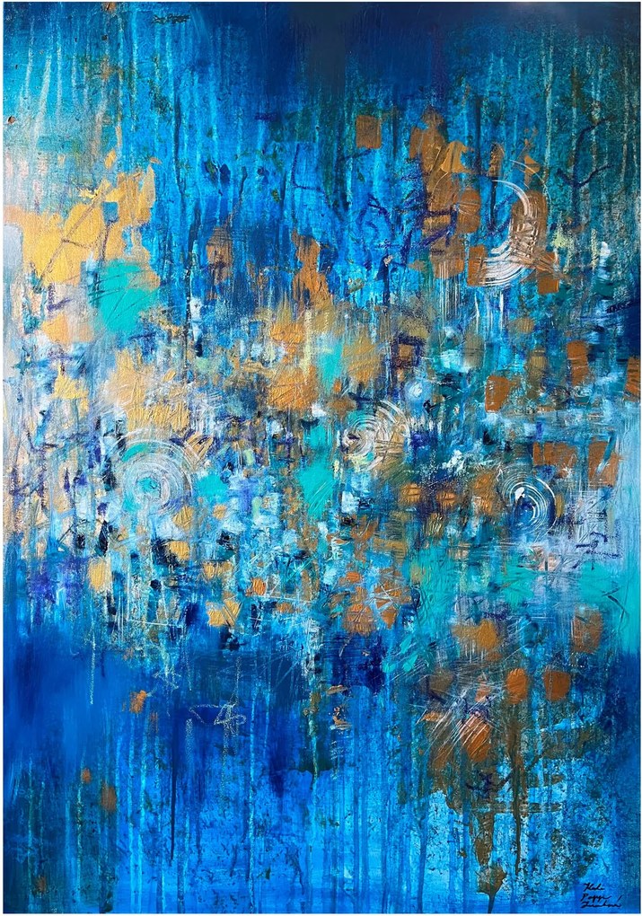 Kati Papp Zemková | Štyri hmloviny Rám: Bílý, Velikost: 30 x 20 cm