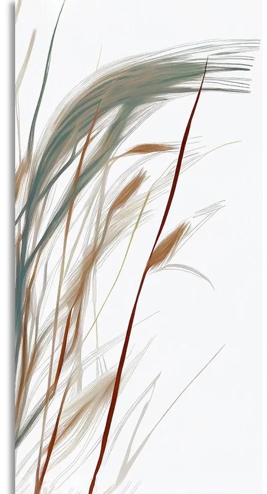 Obraz stébla trávy s nádechem minimalismu Varianta: 50x100