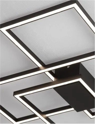 Stropní LED svítidlo NOVA LUCE BILBAO 55W 3000K 9508431 stmívatelné Triac