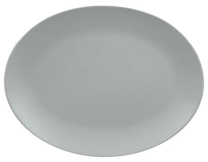 Neofusion Mellow talíř oválný 36x27 cm, šedý