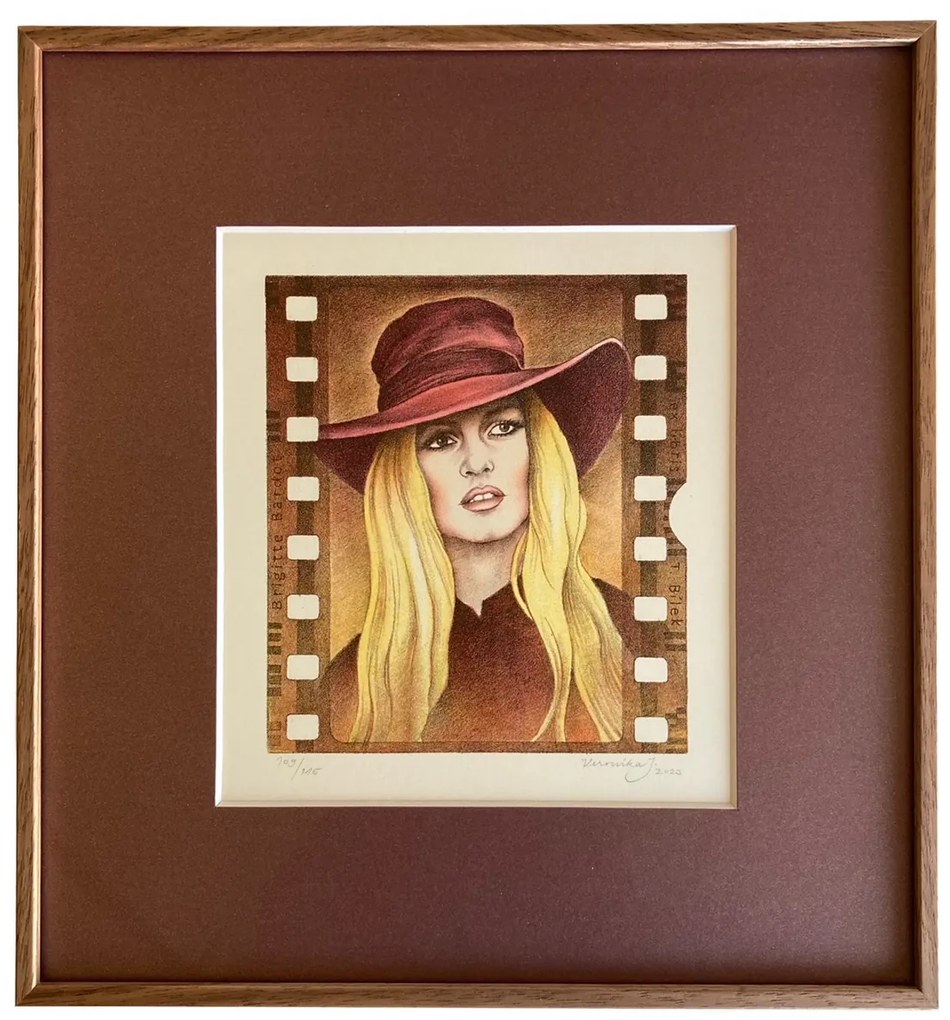 Jelenová Veronika -  B. Bardot | 25.0x26.6