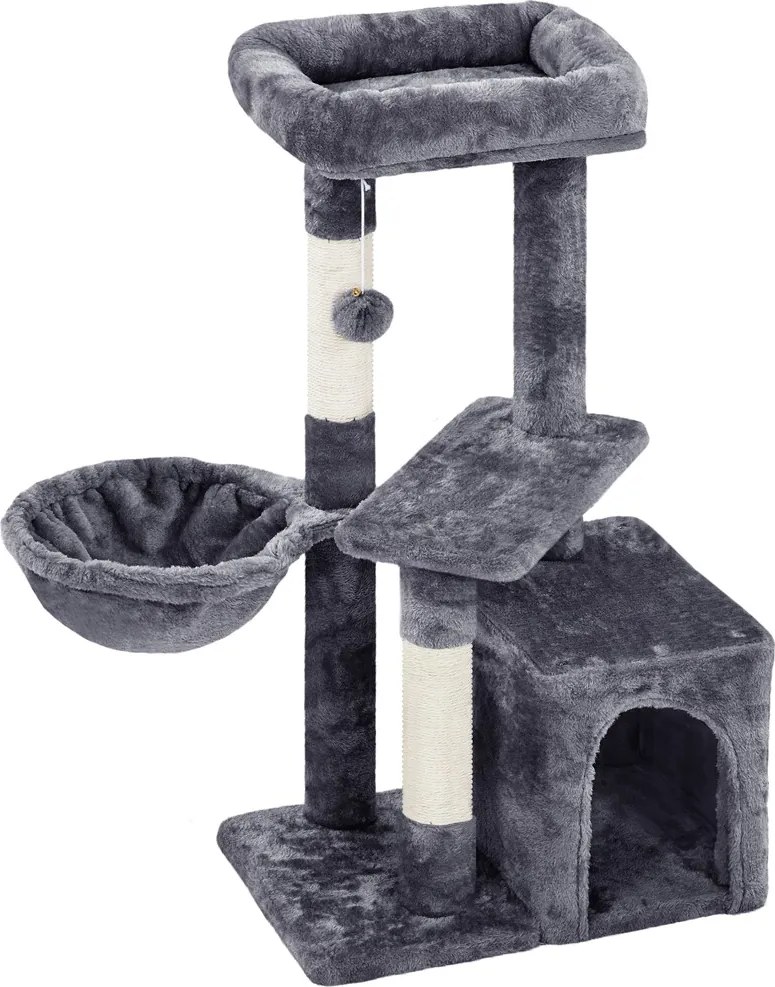 Škrabadlo pro kočky Yaheetech – tmavě šedá, 87 cm (256101396036)
