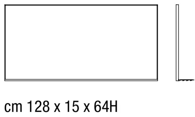 Horm designová zrcadla Gill (128 x 64 cm)